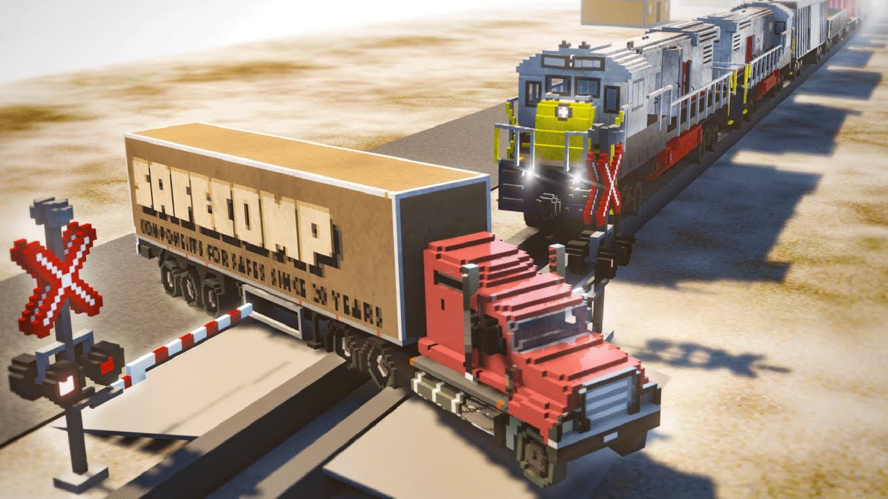 Teardown Train Crash Collisions - YouTube