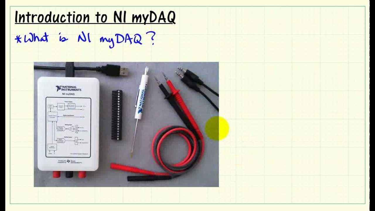 NI myDAQ: Product introduction and overview - YouTube