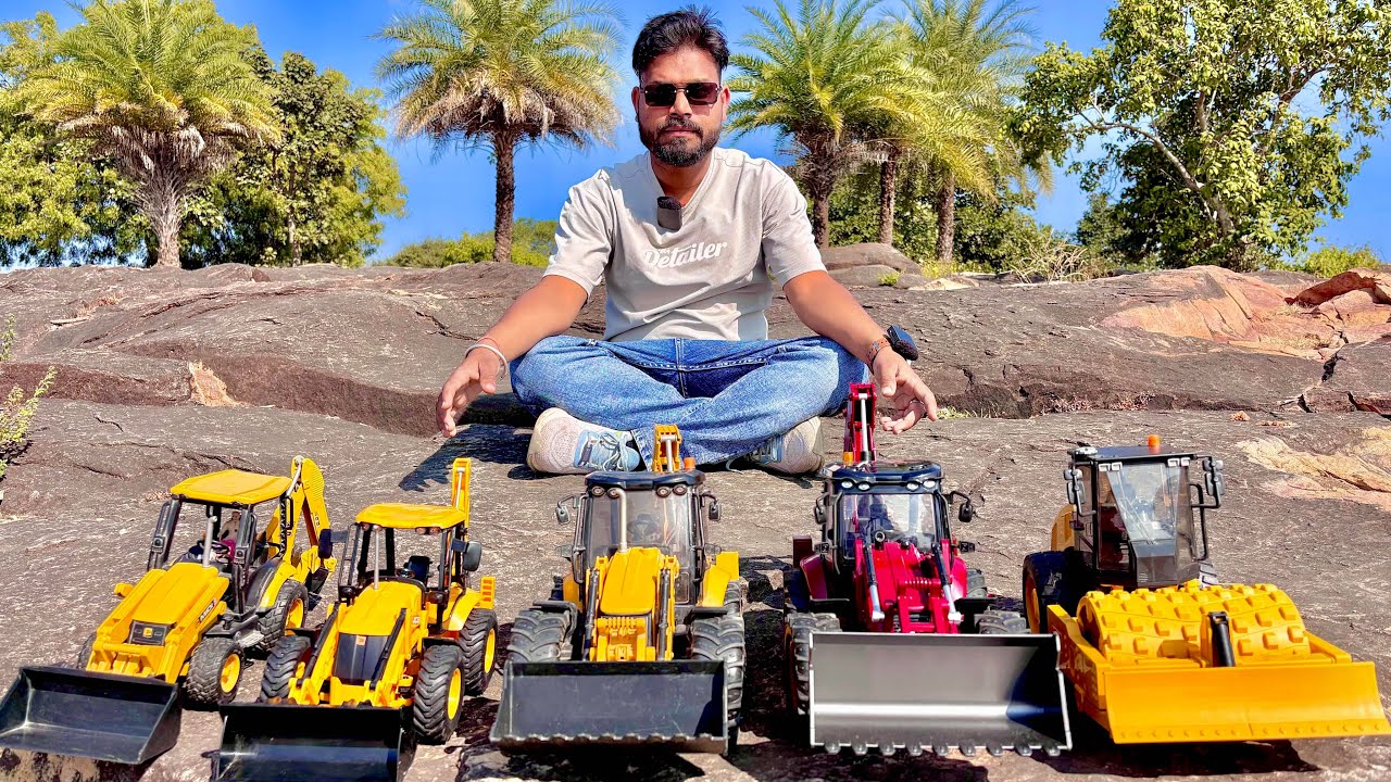 Remote Controlled JCB Vehicles Unboxing | Bruder Backhoe Loader, JCB ...