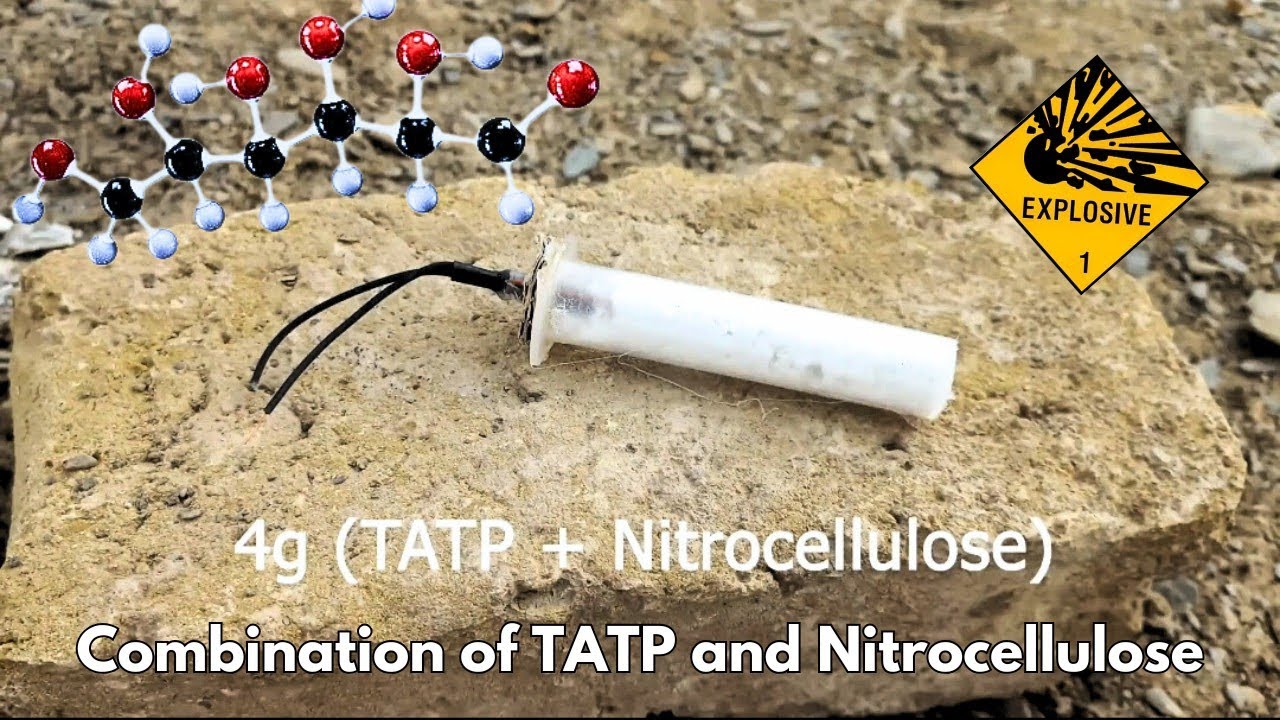 TATP and Nitrocellulose Combination - YouTube