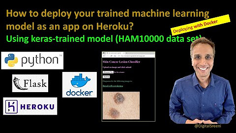 Deploying ML/DL models as web application - YouTube