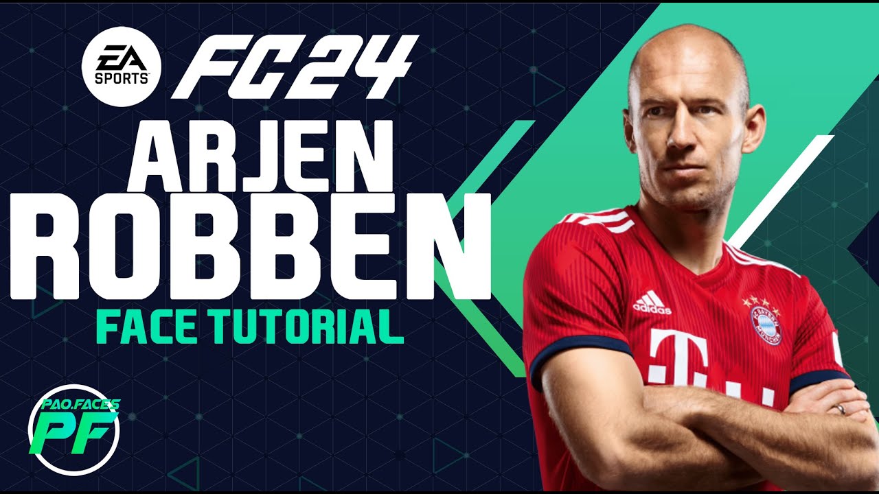 EA FC 24 ARJEN ROBBEN FACE Pro Clubs CLUBES PRO Face Creation - CAREER ...