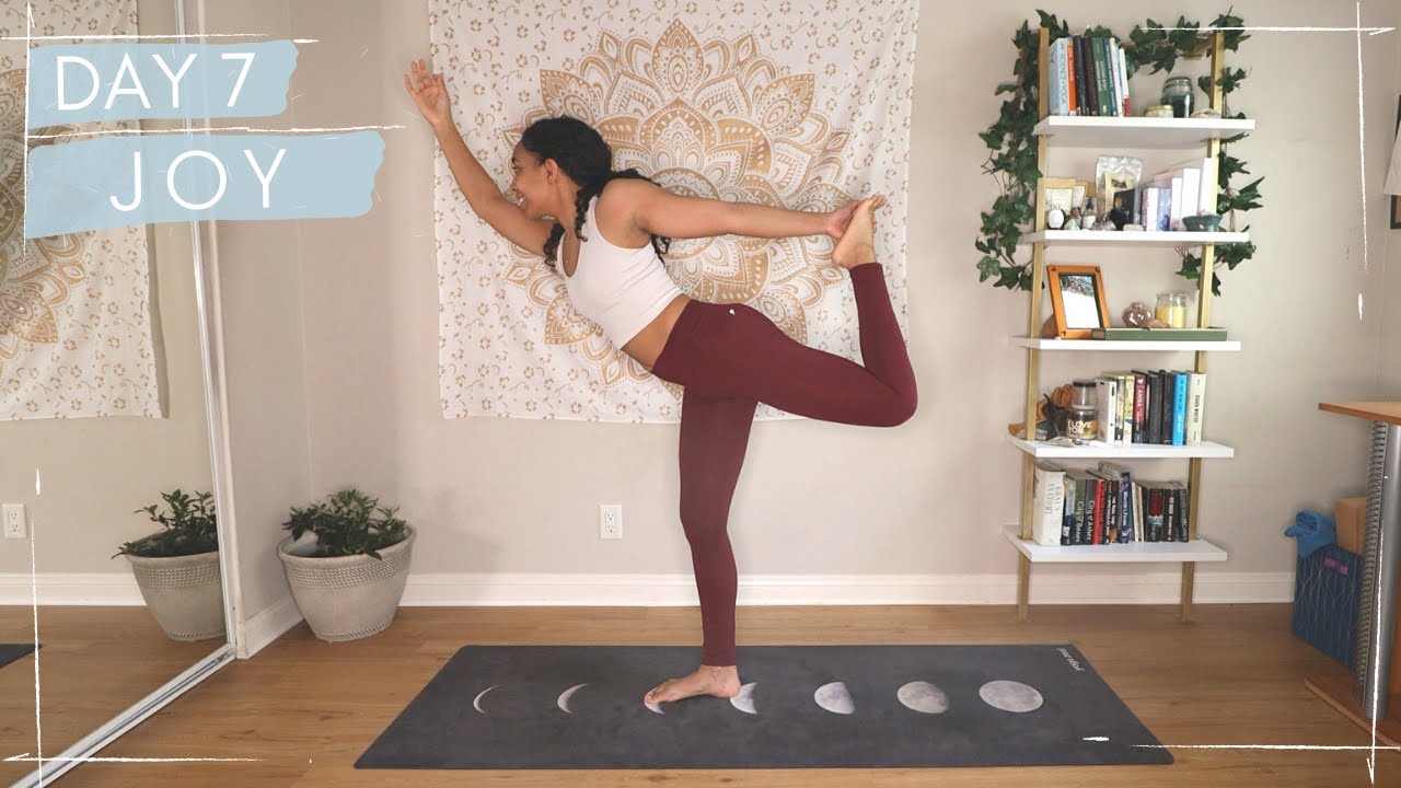 YOGA FOR JOY & HAPPINESS | DAY 7 - All Levels Fun Vinyasa Yoga Flow ~ 7 ...
