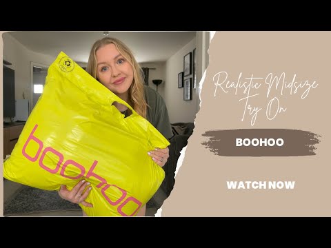 REALISTIC MIDSIZE BOOHOO TRY ON HAUL #midsizefashion #midsizestyle #boohootryon #boohoohaul #boohoo