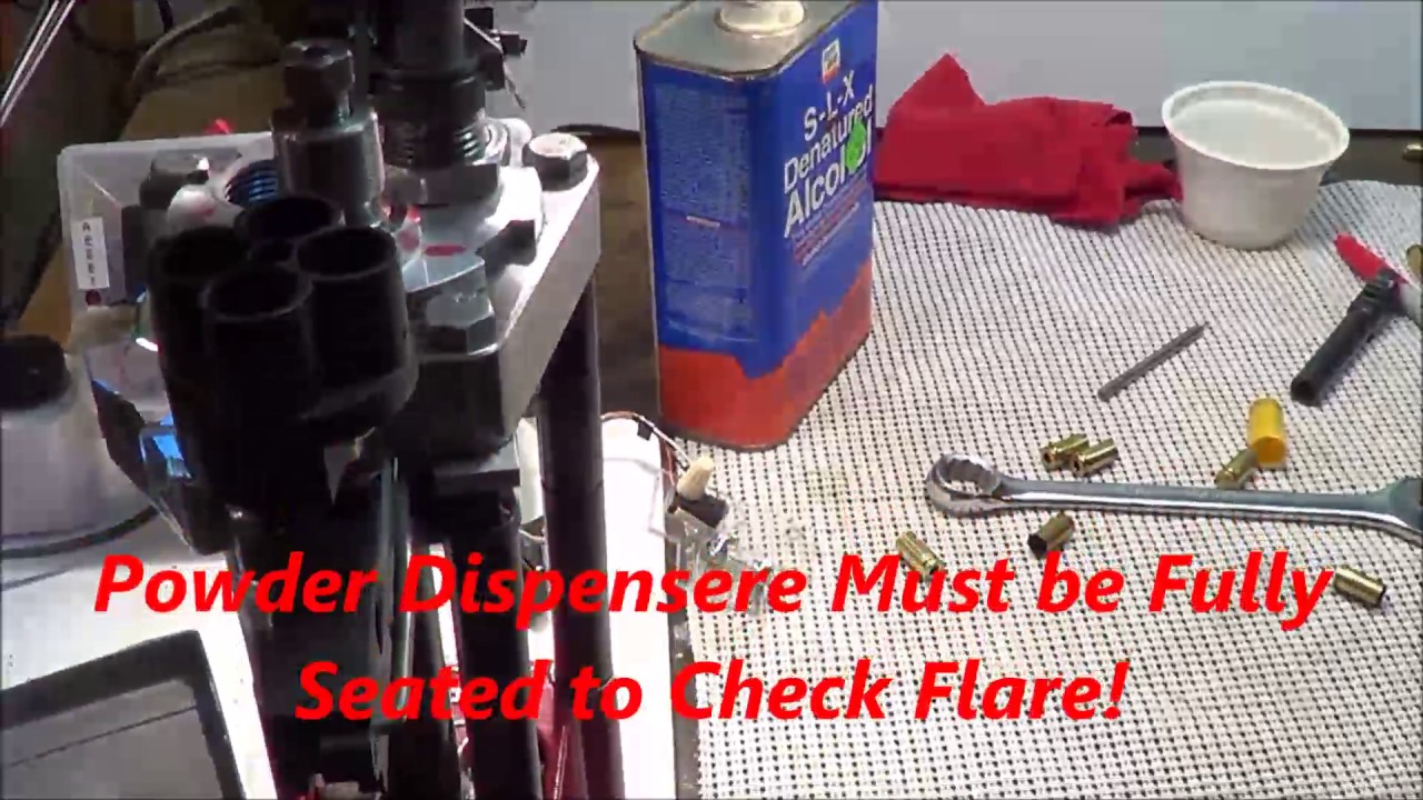 Lee Pro 1000 How to set 9mm Dies - YouTube