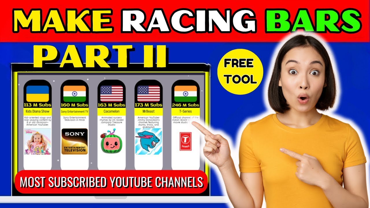 Create Racing Bar Chart Videos In 5 Mins With Free AI Tool (Part II ...