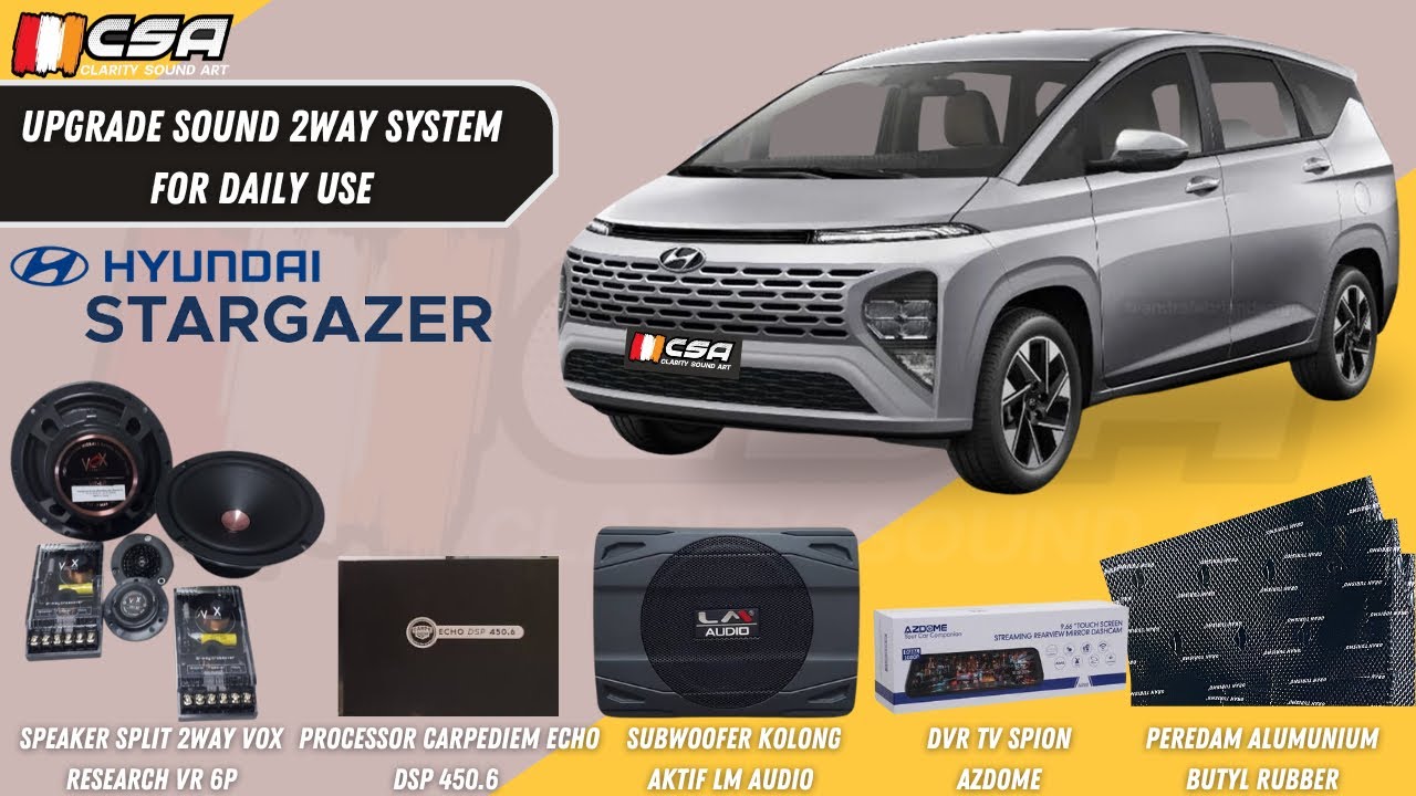 Hyundai Stargazer Upgrade Sound & Peredam | Vox | Carpe Diem | LM Audio ...