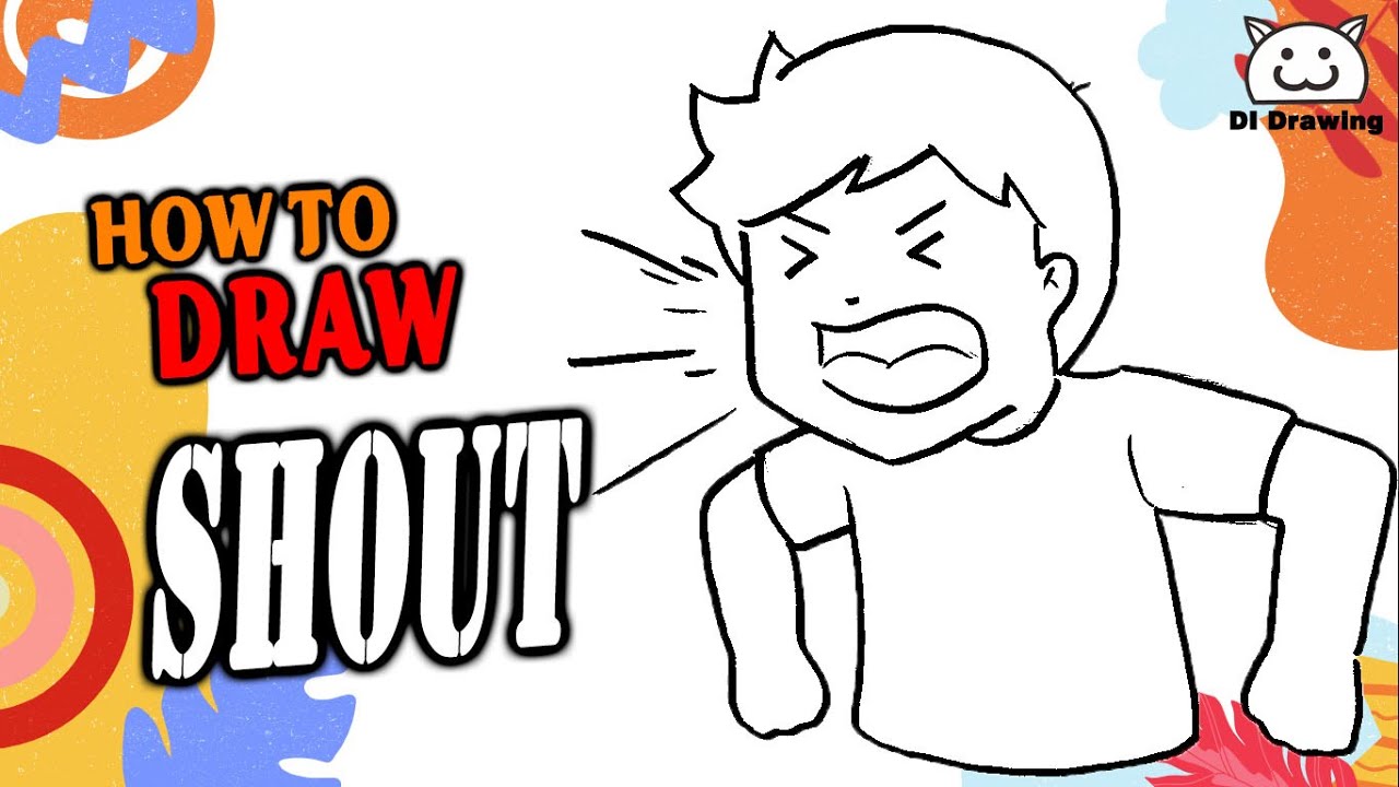 How to Draw Shout - YouTube