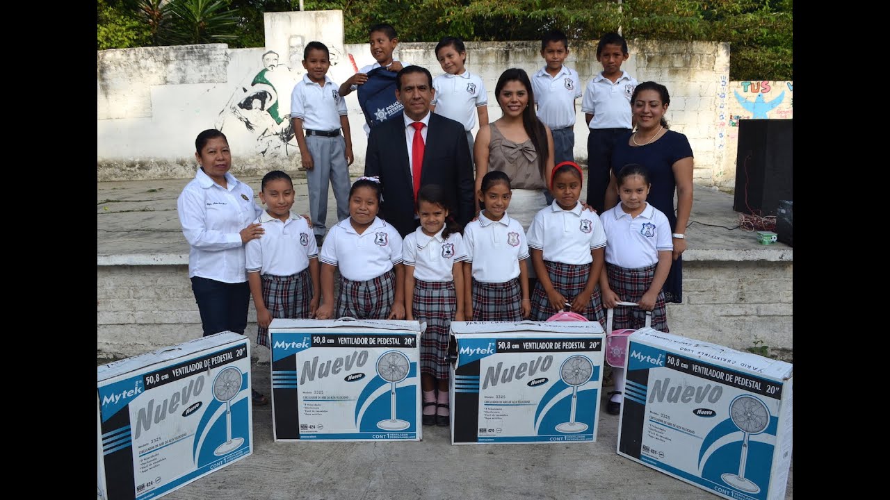 Entrega de Apoyos a la Escuela Primaria Francisco Javier Mina de Poza ...