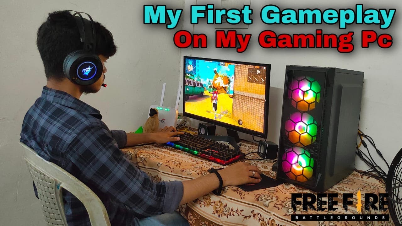 My Frist Gameplay On My Gaming PC| Full Handcam Video |#ff #india - YouTube