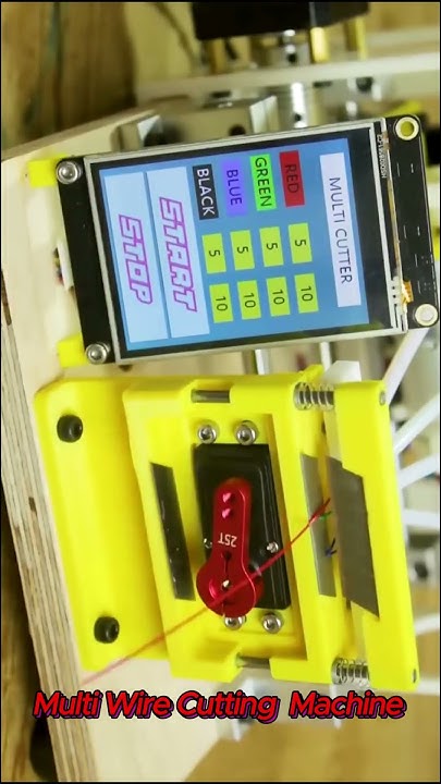 Multi Wire Cutting Machine Using Arduino UNO Project #arduinoproject # ...