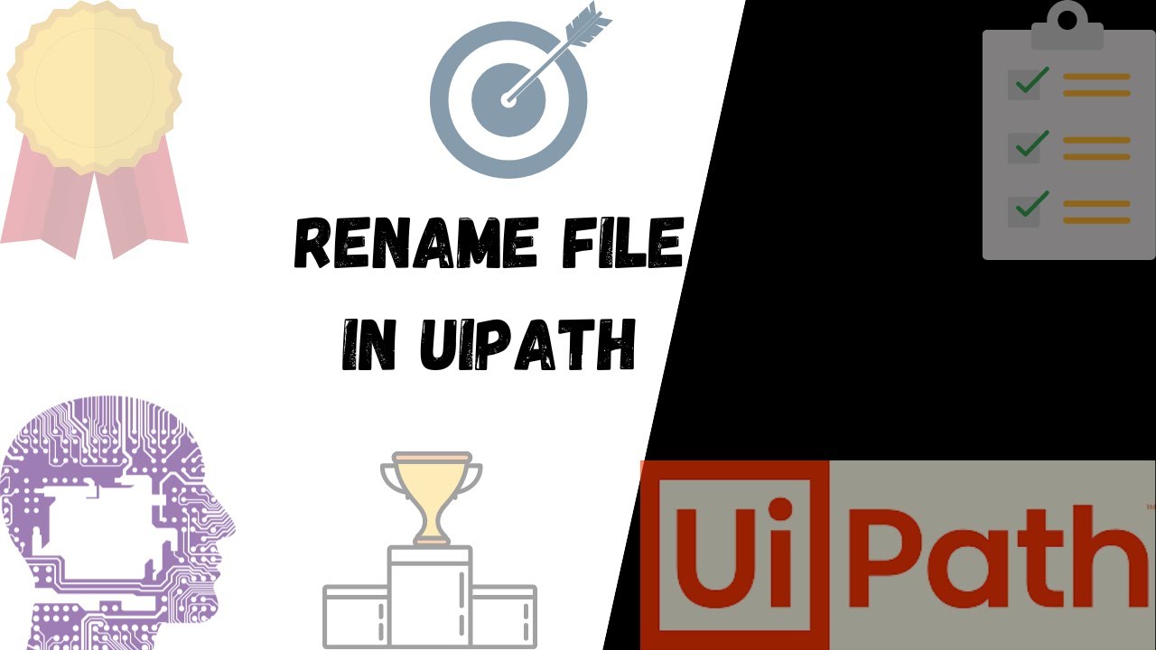 Rename File in UiPath| RPA UiPath beginner's zone - YouTube