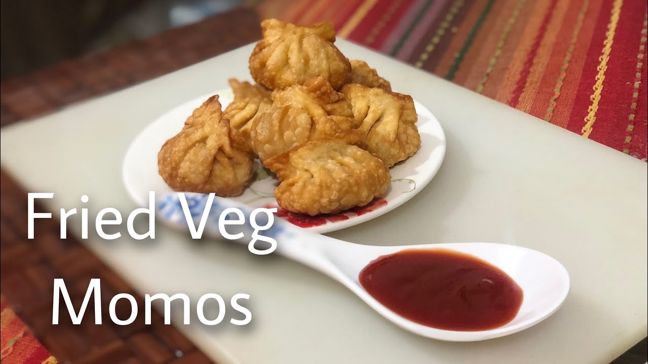 Fried Veg Momos | Crispy Fried Momos | Fried Dim Sum Recipe - YouTube