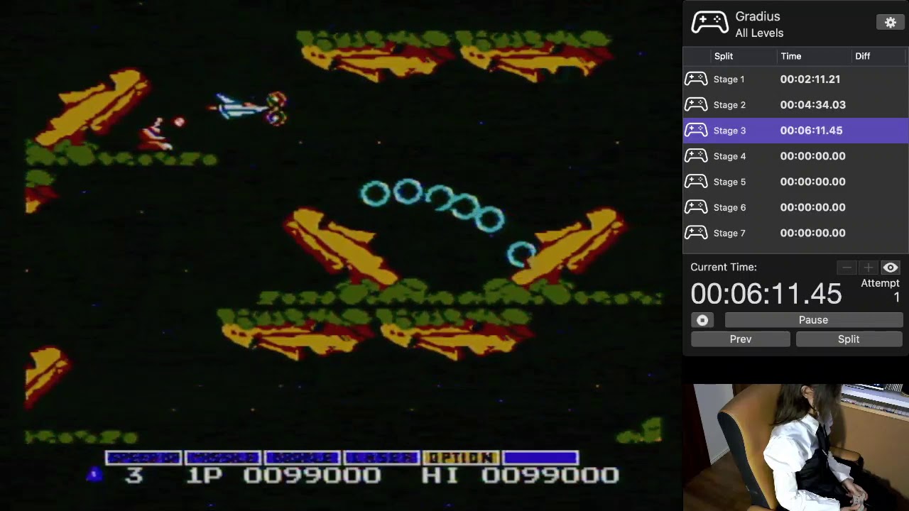 [NES] Gradius - All Levels in 15:20 (Speedrun) - YouTube