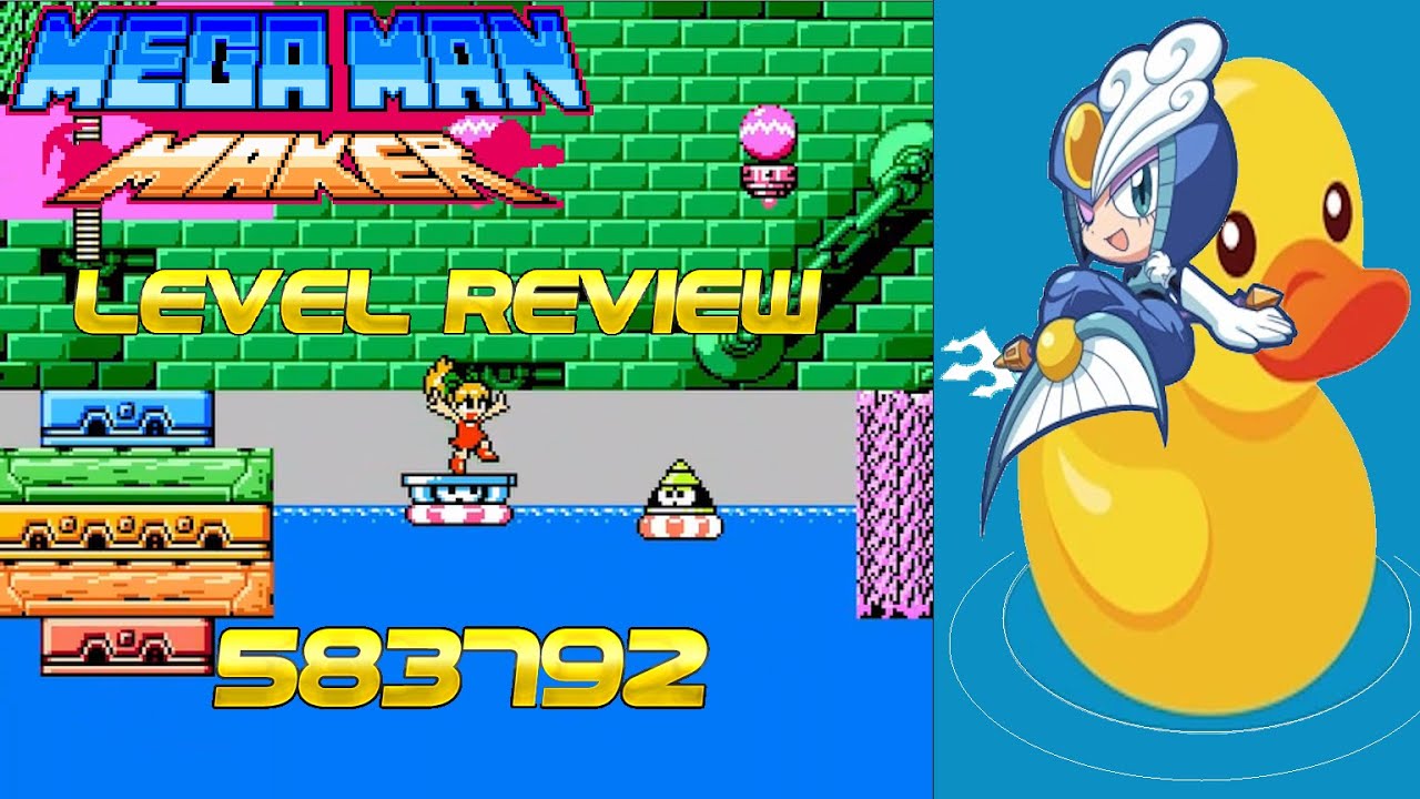 ロックマン Mega Man Maker Level Review - Squeaky Clean Madness -Open Level ...