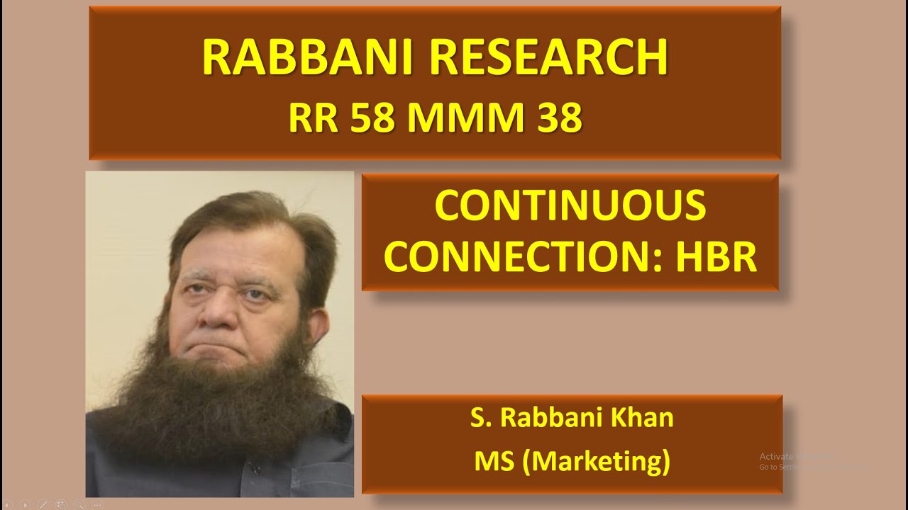 CONTINUOUS CONNECTION HBR - YouTube