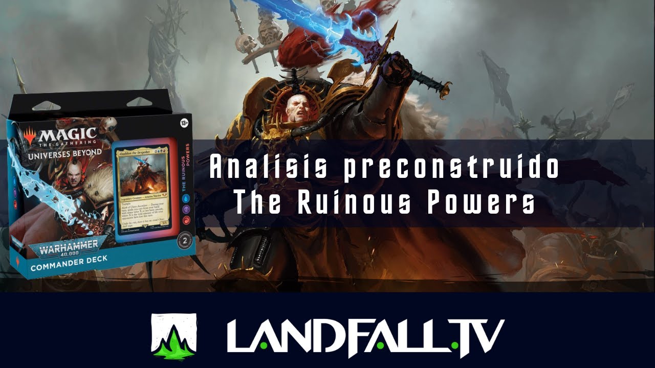 Análisis "The Ruinous Powers " Warhammer 40K Commander Precon ...