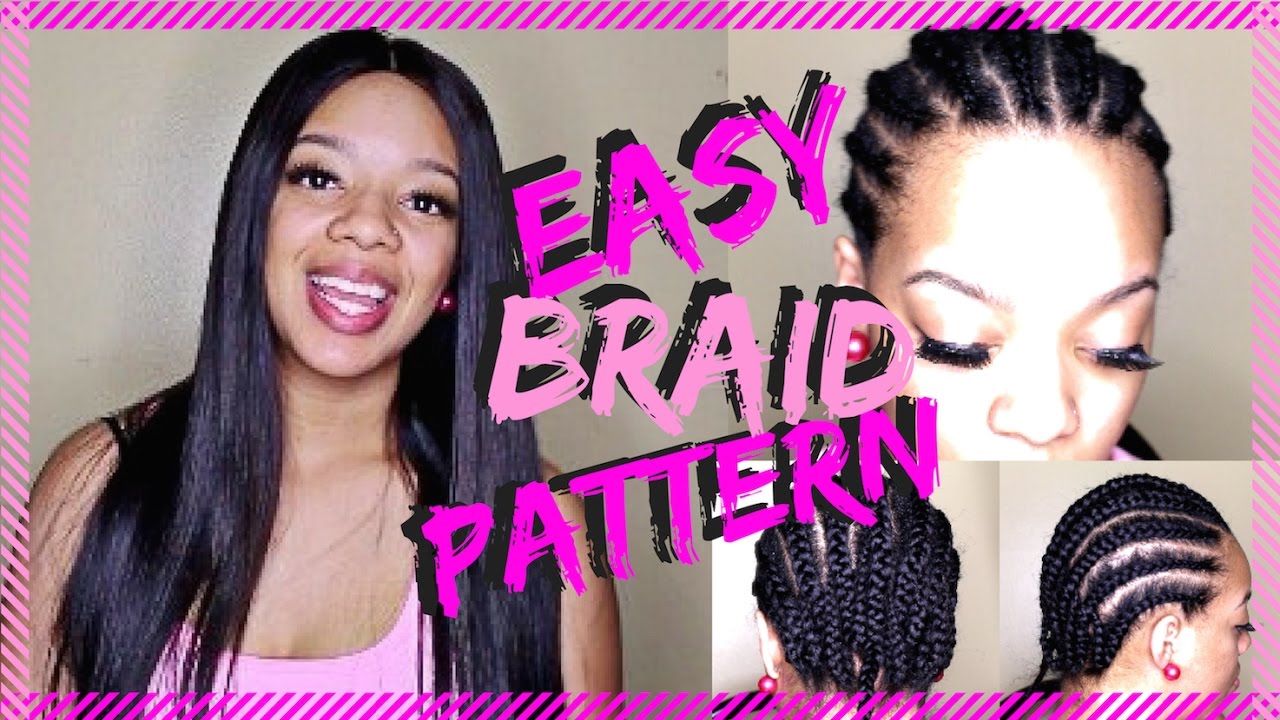 EASY BRAID PATTERN For Lace Frontal, Lace Closure & Full Lace Wigs ...
