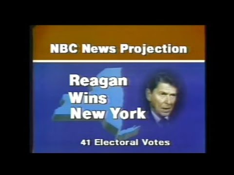 Reagan's First Landslide Victory-1980 Election State Calls NBC - YouTube