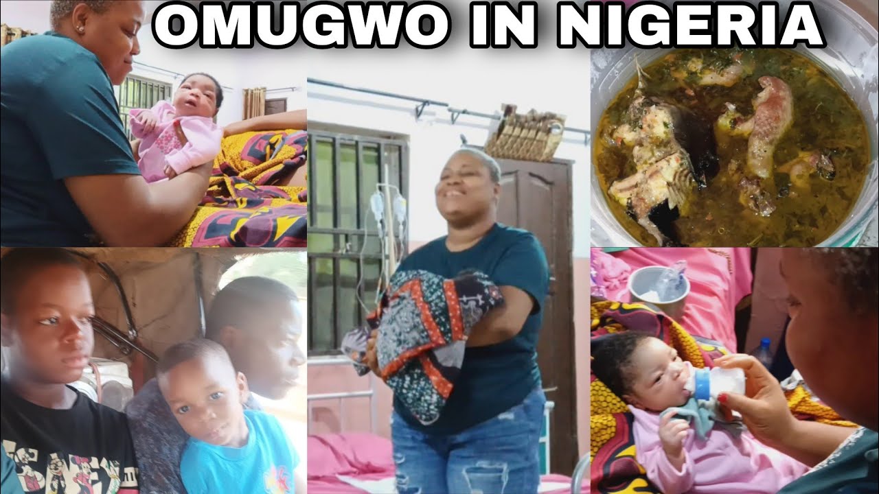 OMUGWO VLOG! RETURN TO THE HOSPITAL AFTER COOKING TO TAKE CARE OF MY ...