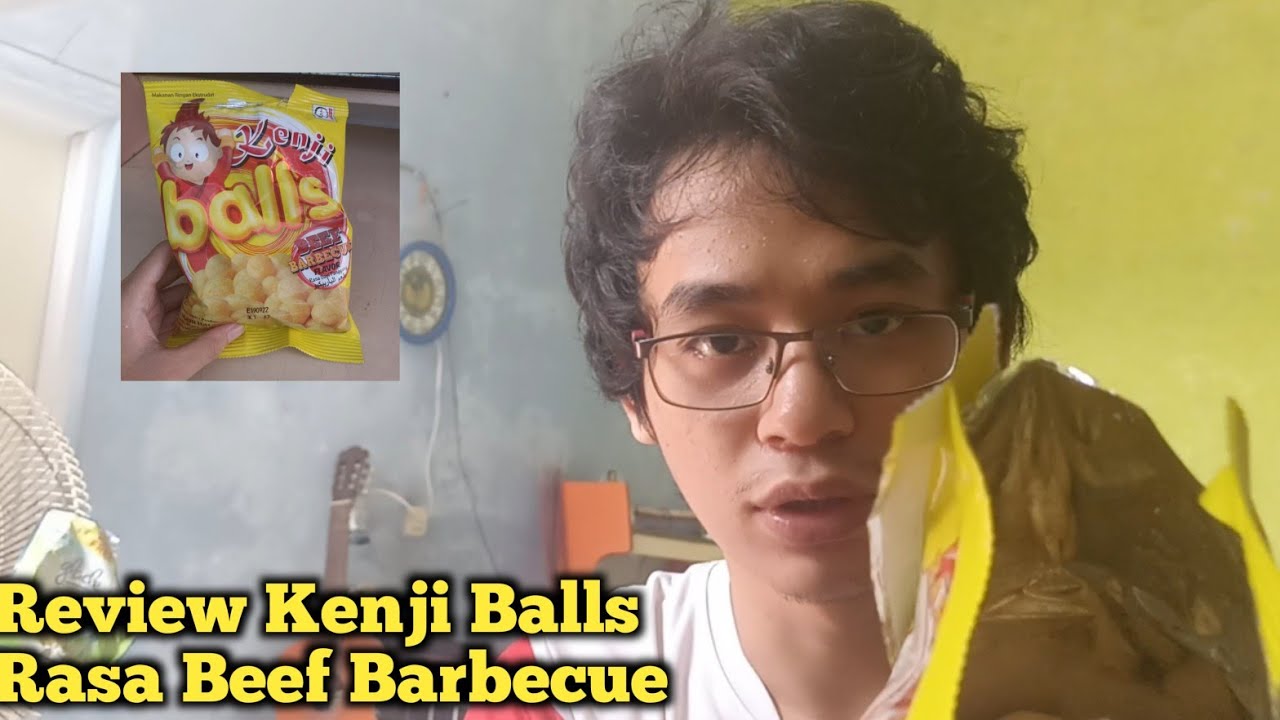 Review Snack Kenji Balls Rasa Beef Barbecue - YouTube