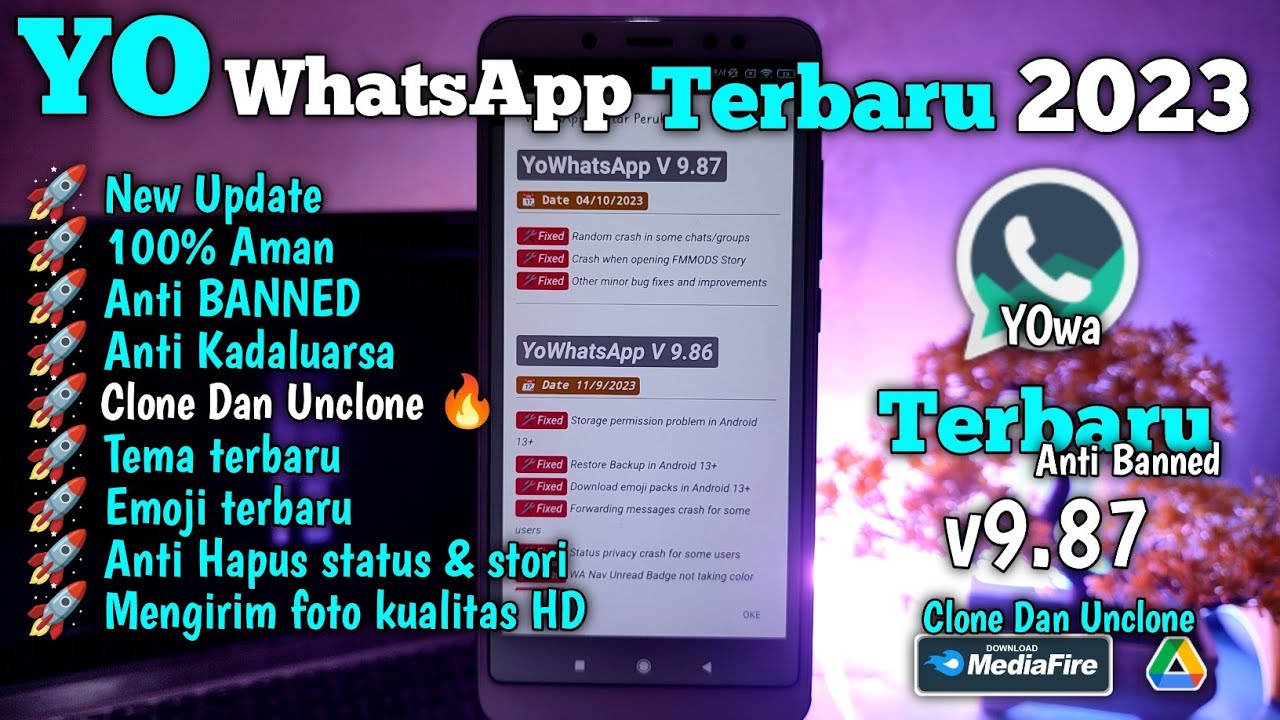YoWhatsApp new version 2023 - YoWhatsApp v9.87 Fix No BUG 🗿 - YouTube