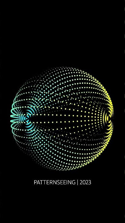 pulsing sphere #creativecoding #generativeart #mathart #codeart # ...