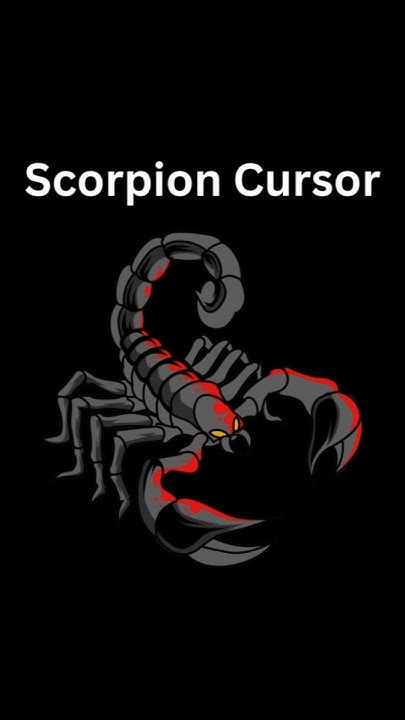 Scorpion Cursor 🦂 Source Code - YouTube