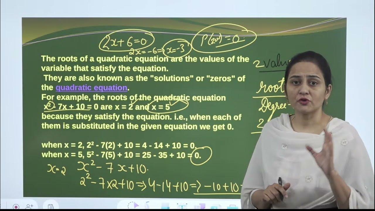 | Class 10 | Maths | Quadratic Equation complete chapter| NCERT/ CBSE ...