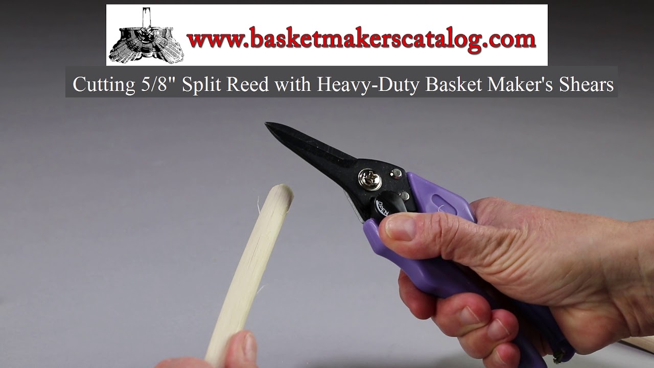Heavy-Duty Basket Maker's Shears - YouTube