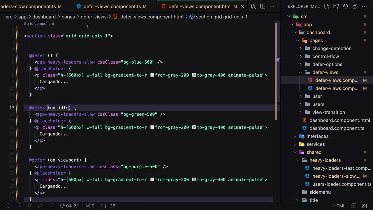 [S28/L16] Angular: de Cero a Experto - Defer Triggers - YouTube