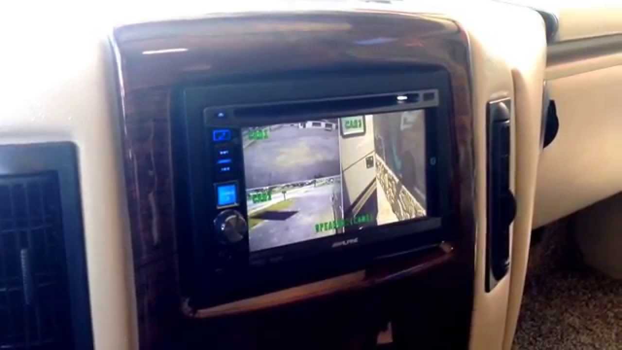 Alpine In dash double din RV camera set up Scott Eisner East Coast ...
