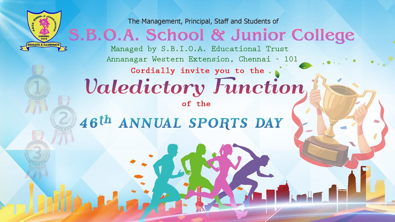 46th Annual Sports Day Celebrations S.B.O.A. School & Junior College 29 ...