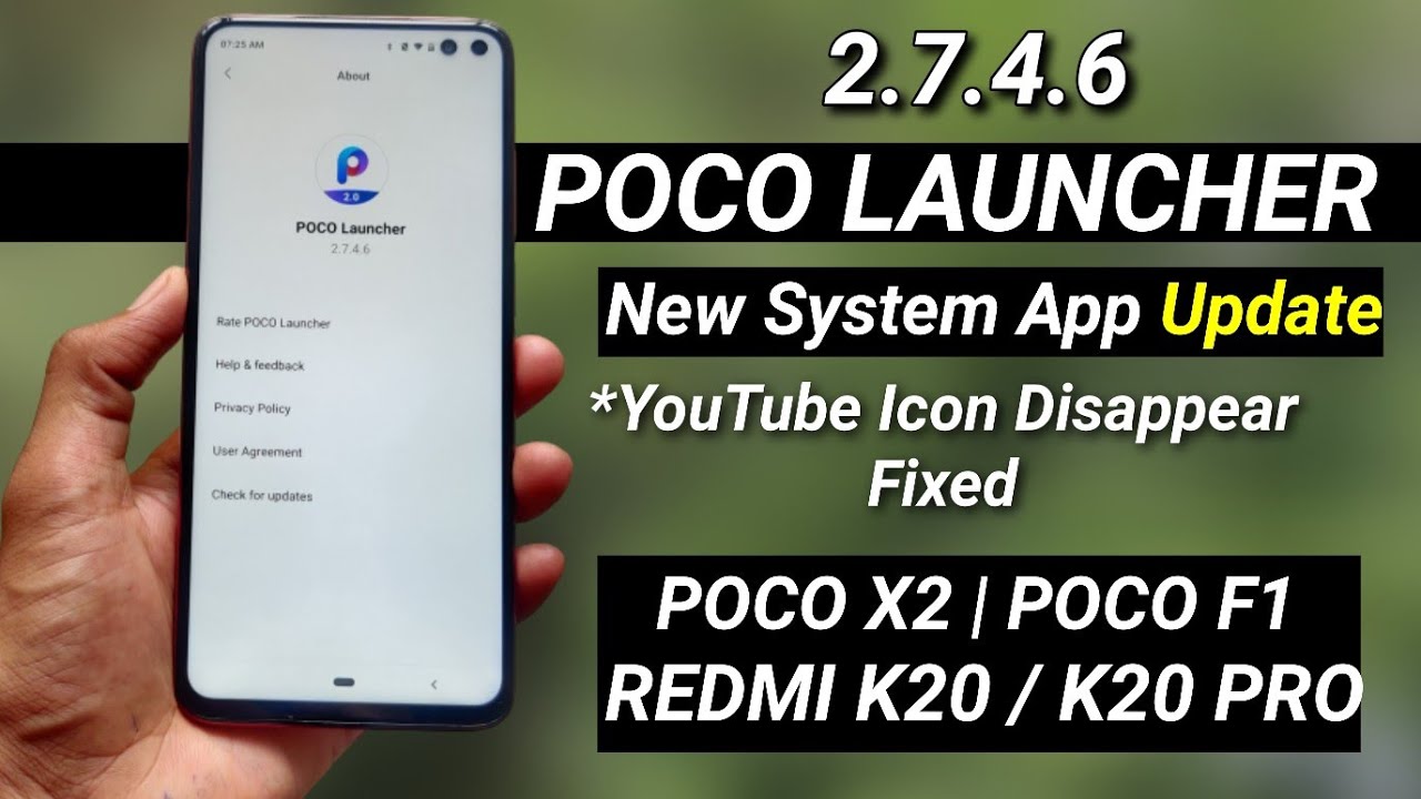 Poco Launcher 2.0 v2.7.4.6 New Update For POCO X2 | POCO F1 | REDMI K20 ...