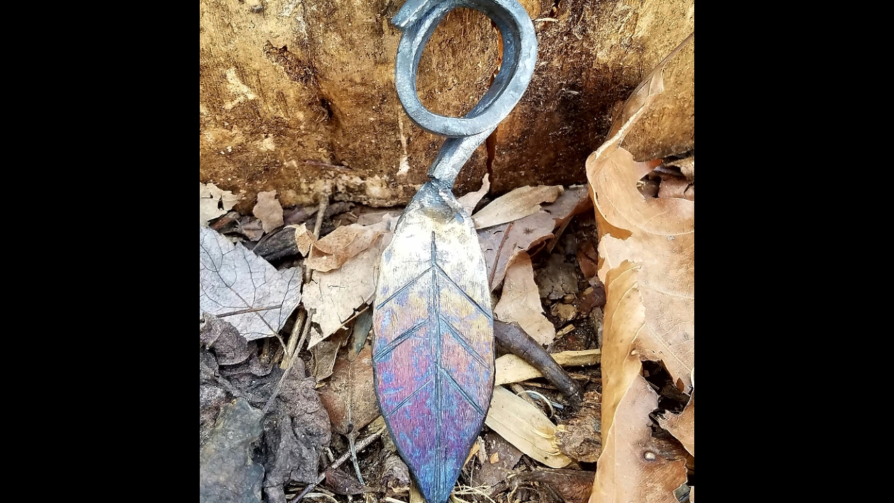 Episode 2 - Forged Leaf Keychain - YouTube