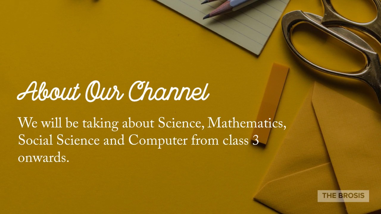 Introduction to our channel - YouTube