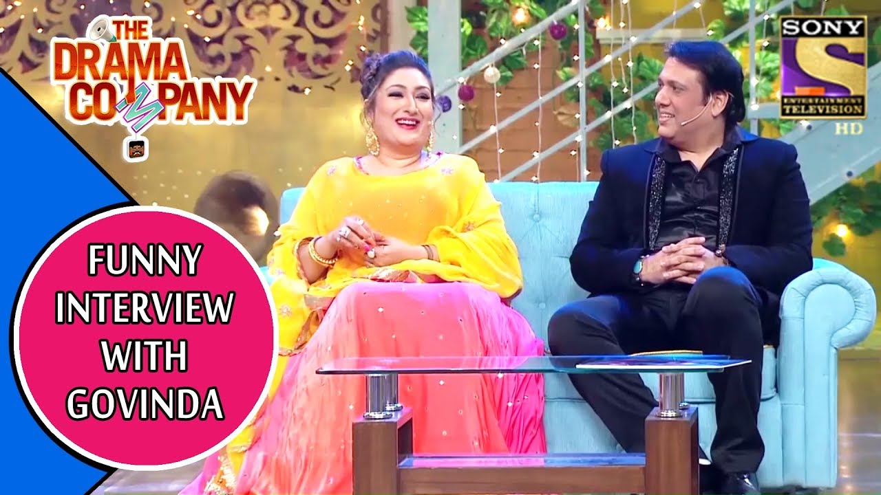 Funny Interview With Govinda | The Drama Company - YouTube