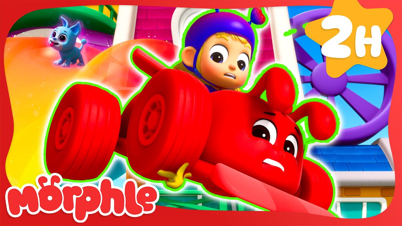 Big Red Racecar Machine! | Morphle and The Magic Pets | Vehicle Videos ...
