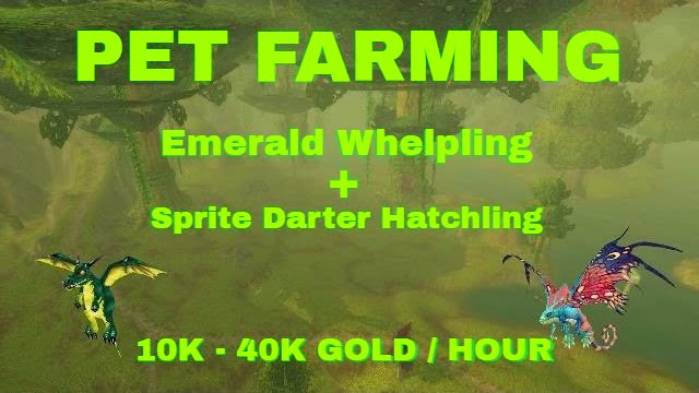 WoW Gold Farming - Emerald whelpling + Sprite Darter H. 10K - 40K Gold ...