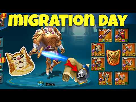 Lords Mobile - How to get 170m kills in few seconds! Migration Day to K1014