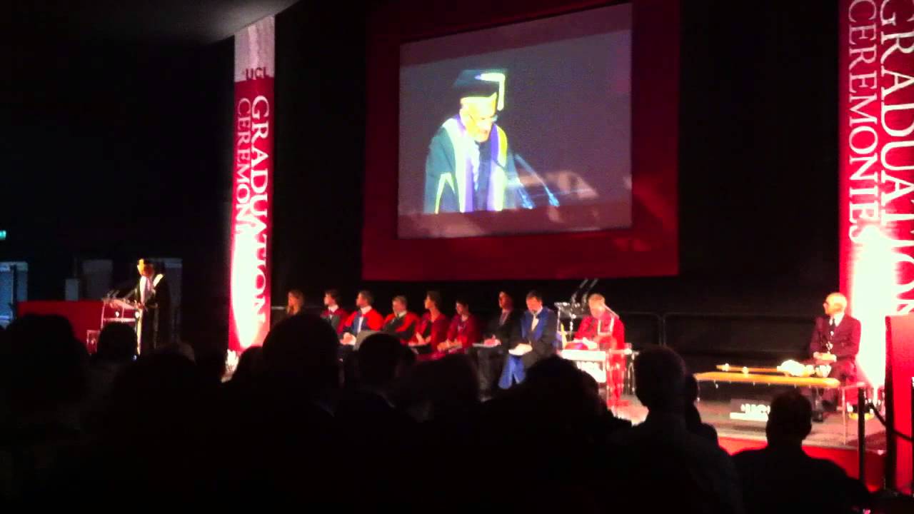 Msc Graduation ceremony UCL London - YouTube