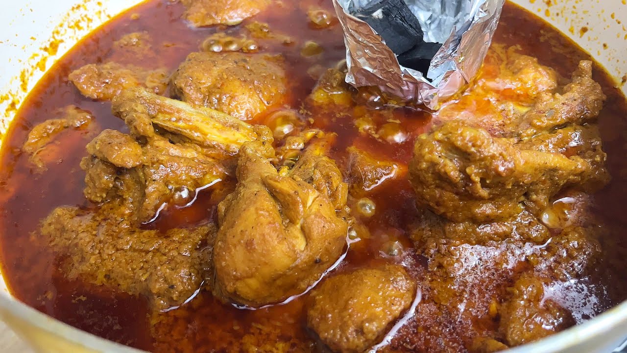 Restaurant Style Chicken Angara ️ | Traditional Indian Cuisine Smoky ...