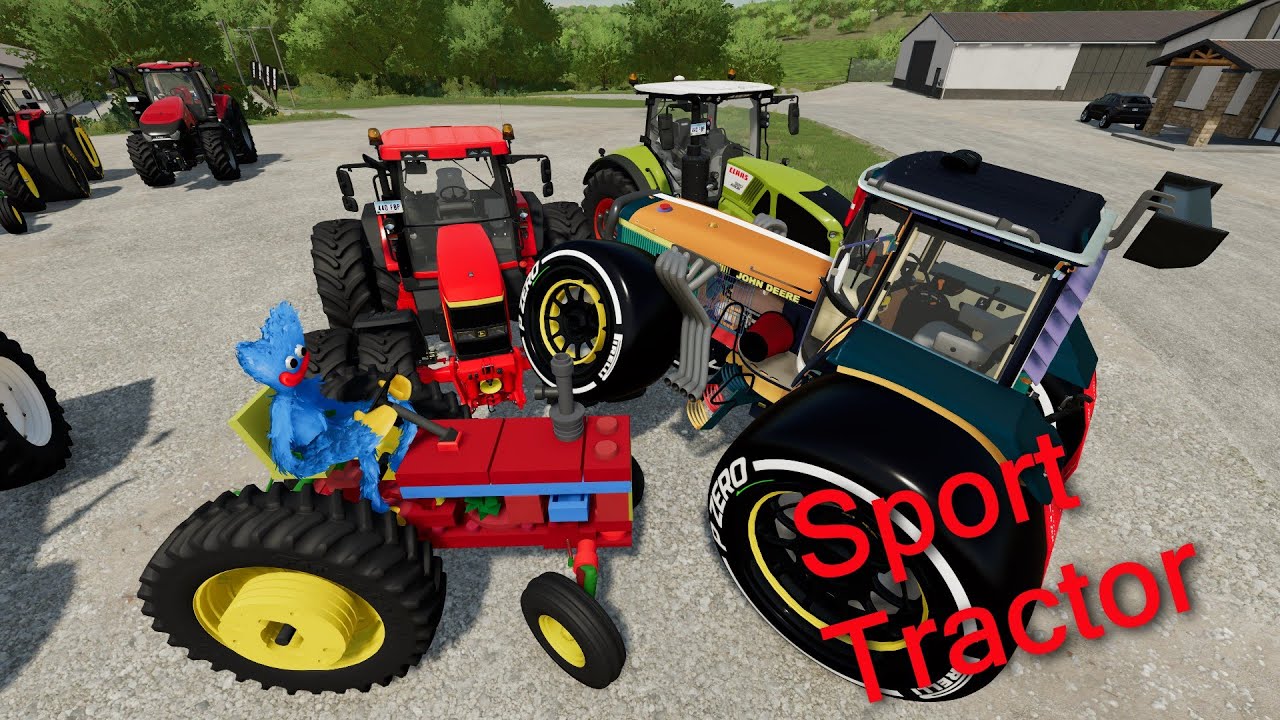 Weird Tractor Obstacle Course and Ball Transport – New Farming ...