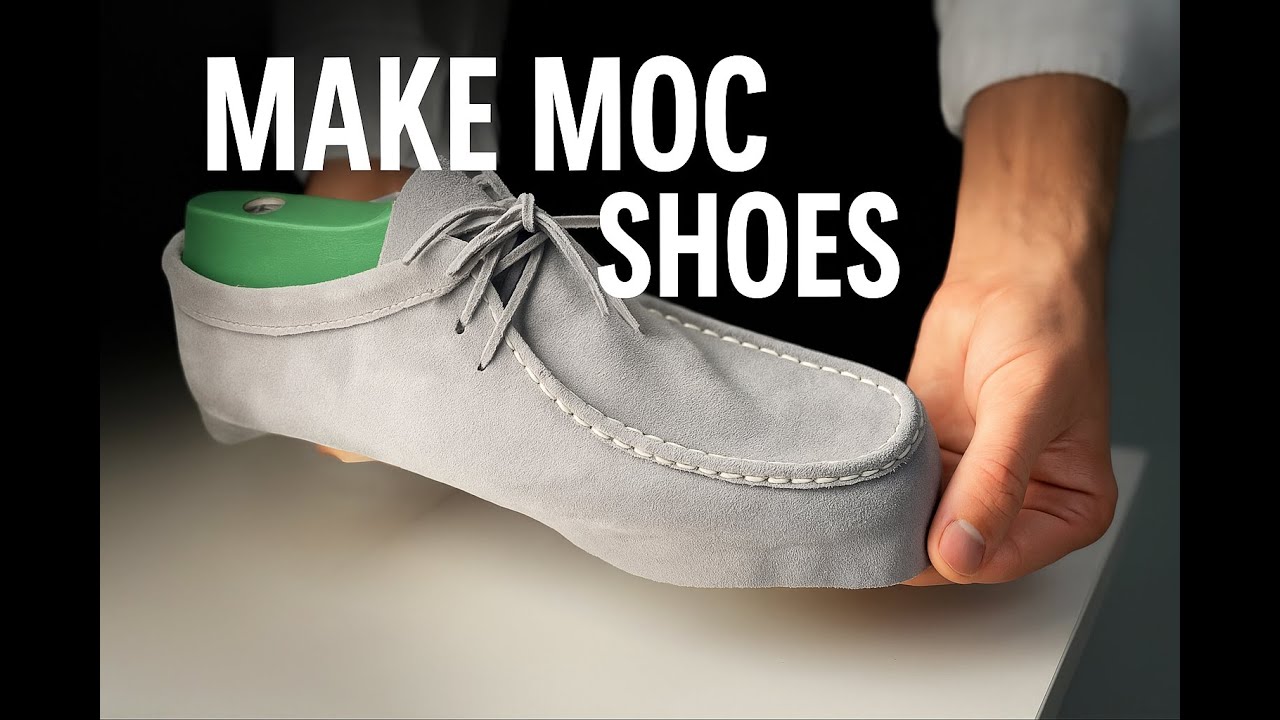 How to Make Moccasins | Step-by-Step Shoe Making Tutorial - YouTube