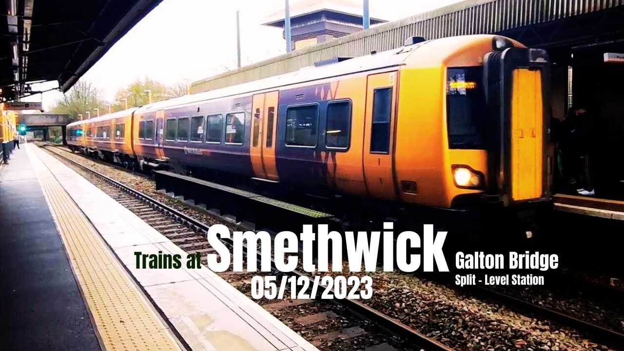 Trains at Smethwick Galton Bridge, (05 12 2023) - YouTube