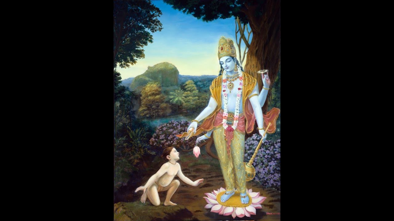 110 Srimat Bhagavatam Dhruva Gets Lord's Vission - YouTube
