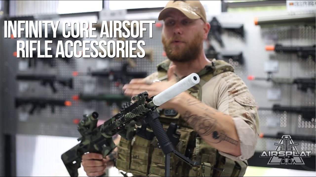 Infinity Core Airsoft Rifle Accessories - AirSplat On Demand - YouTube
