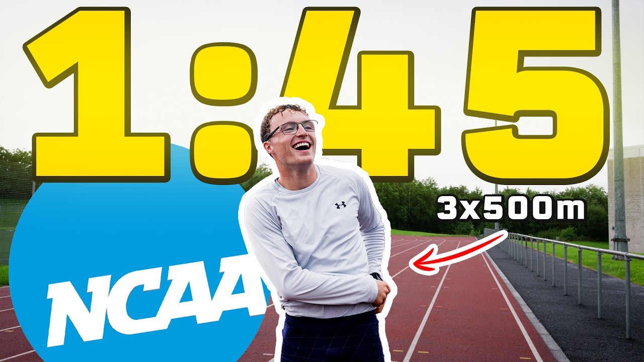 800m TRACK SESSION with Jamie Phillips | NCAA Athlete | 3 x 500m - YouTube