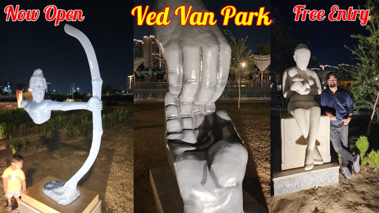 Ved Van Park Noida | वेद वन पार्क नोएडा| Light show timing | Ved van ...