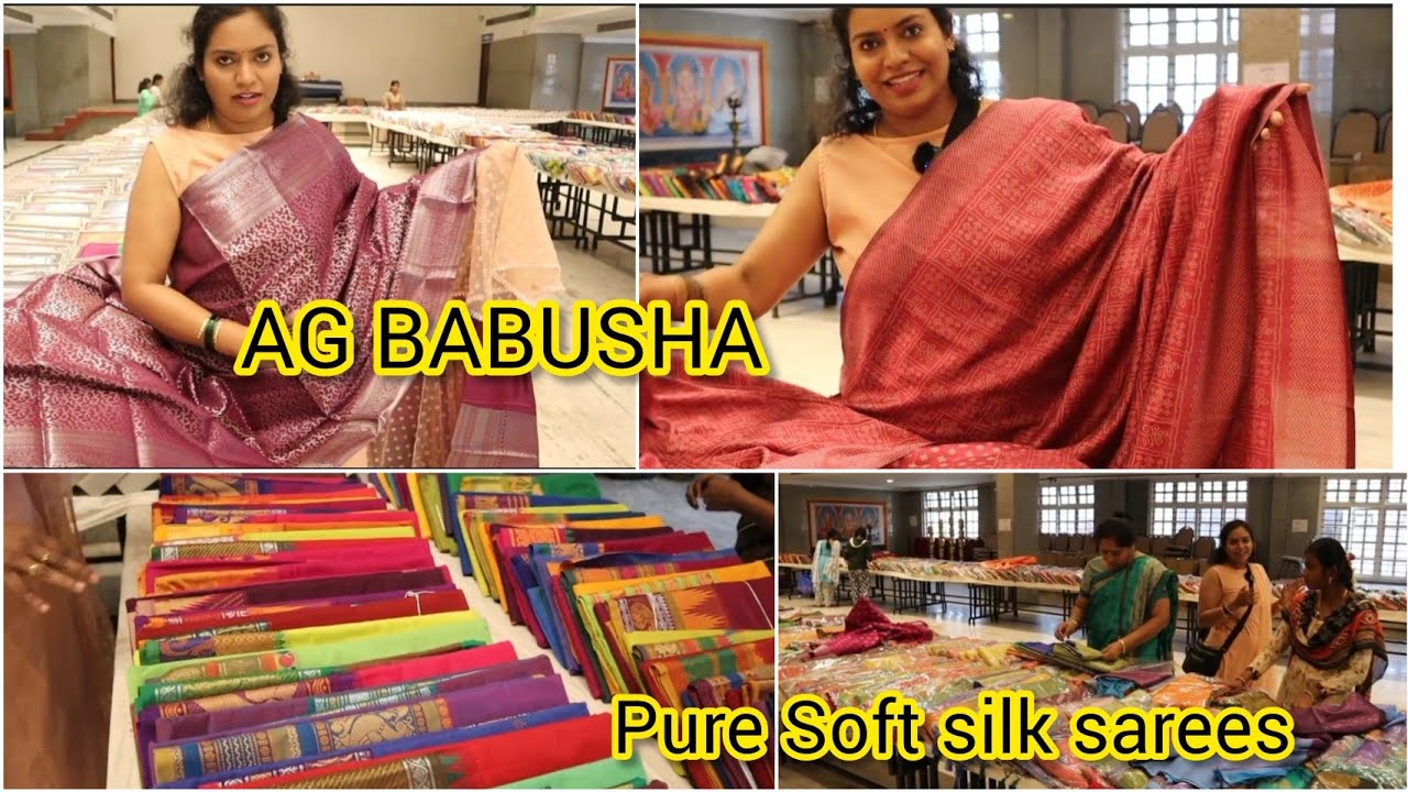 ಸಾಫ್ಟ್ & ಕಾಟನ್ ಸೀರೆಗೆ ಅಂತ ಹೋಗಿದ್ದು ಬನಶಂಕರಿಗೆ / AG BABUSHA Kanchipuram ...